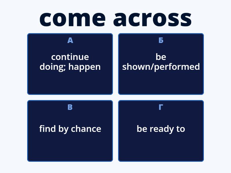 Moutsou. Use of English B2. (Section 1. Unit 1. Phrasal verbs.) - Quiz