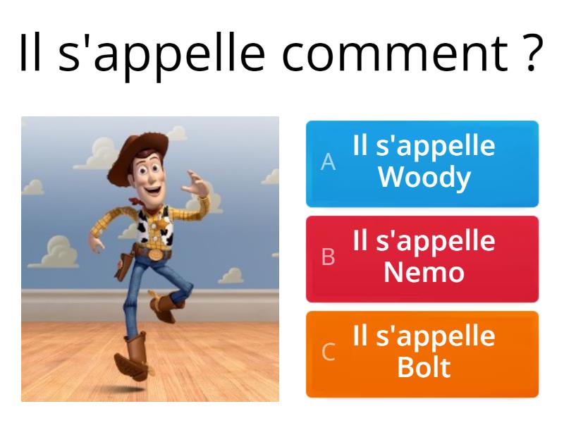 Il s'appelle comment ? - Quiz