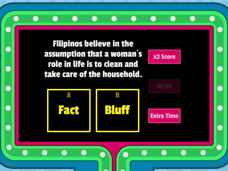 Fact or Bluff - Gameshow quiz