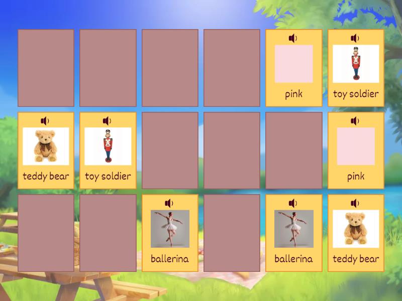 words - Matching pairs