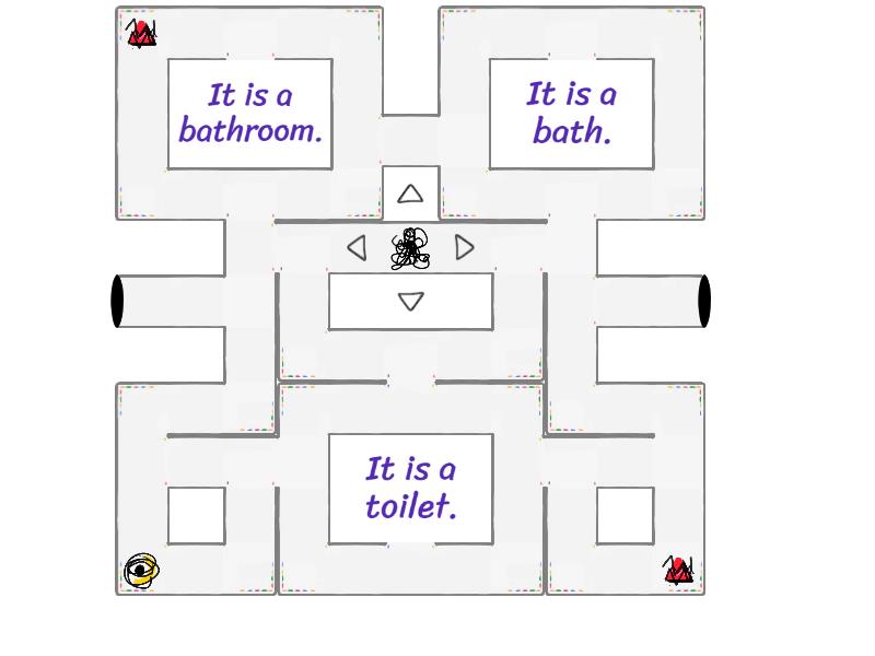 Parts of the house - Maze chase