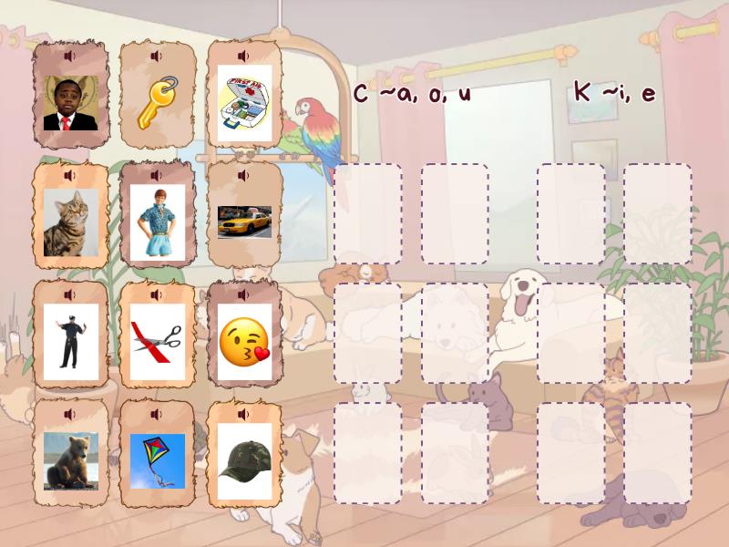 C or K RULE - Group sort