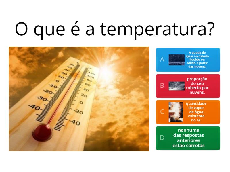 Elementos Do Clima - Quiz