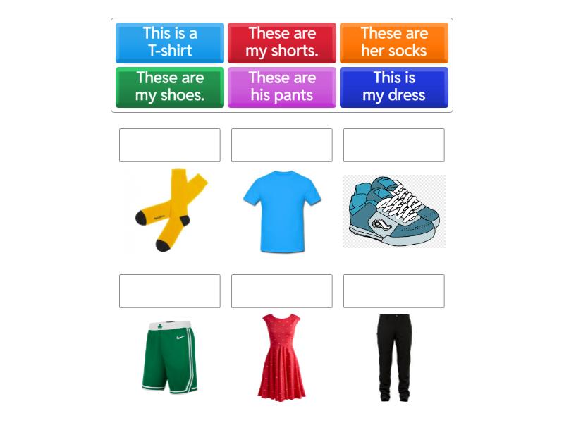 FF2 Unit 3. Are these his pants? - Match up