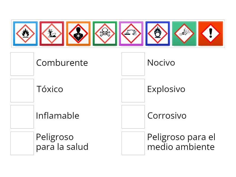 Pictogramas de laboratorio - Match up