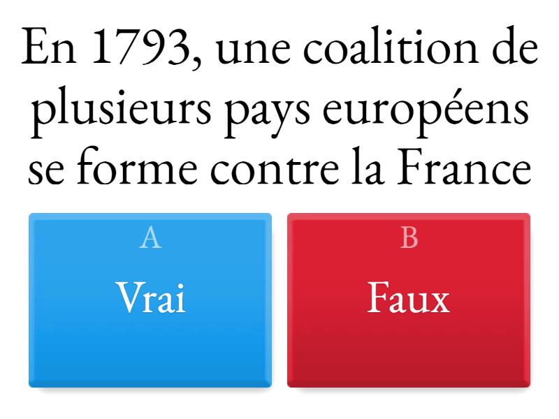 Révolution Française - Quiz
