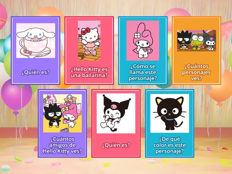 ¿Conoces a Hello Kitty y sus amigos?(Do you know Hello Kitty and her ...