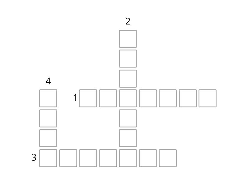 Informatika test - Crossword