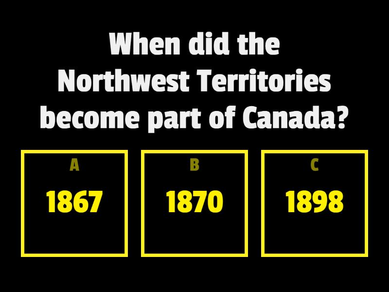 Canadian Territories : The Northwest Territories - Quiz