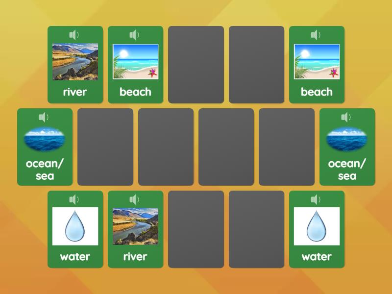 Water - Matching pairs