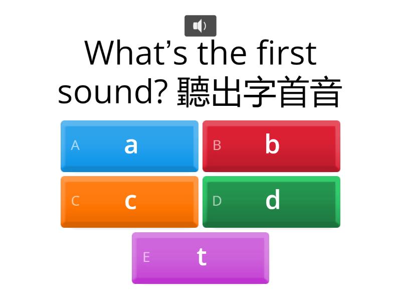 What's the first sound? - Quiz