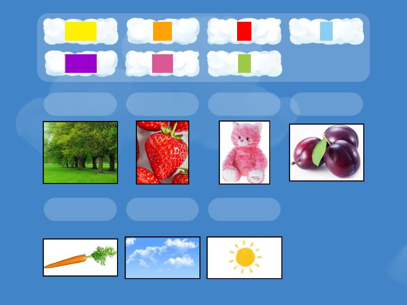 Matching colours and objects - Match up
