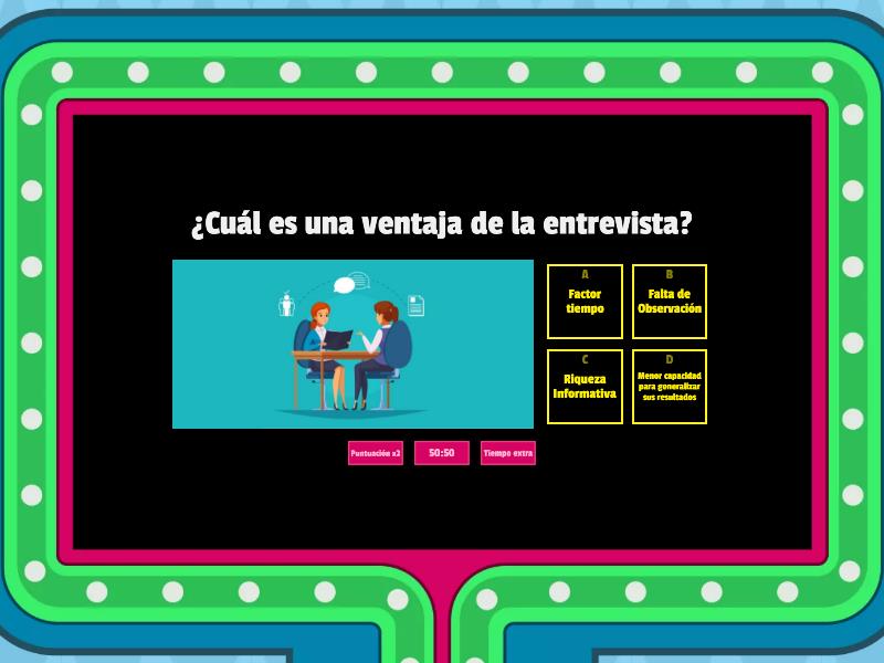 LA ENTREVISTA - Gameshow quiz