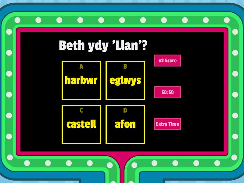 Cwis bob dim - Dydd Gwener Mawrth 24 - Gameshow quiz