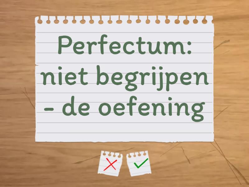Imperfectum en Perfectum door elkaar: zinnen maken - Flash-kaarten
