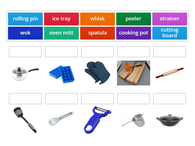 COOKING UTENSILS - Match up