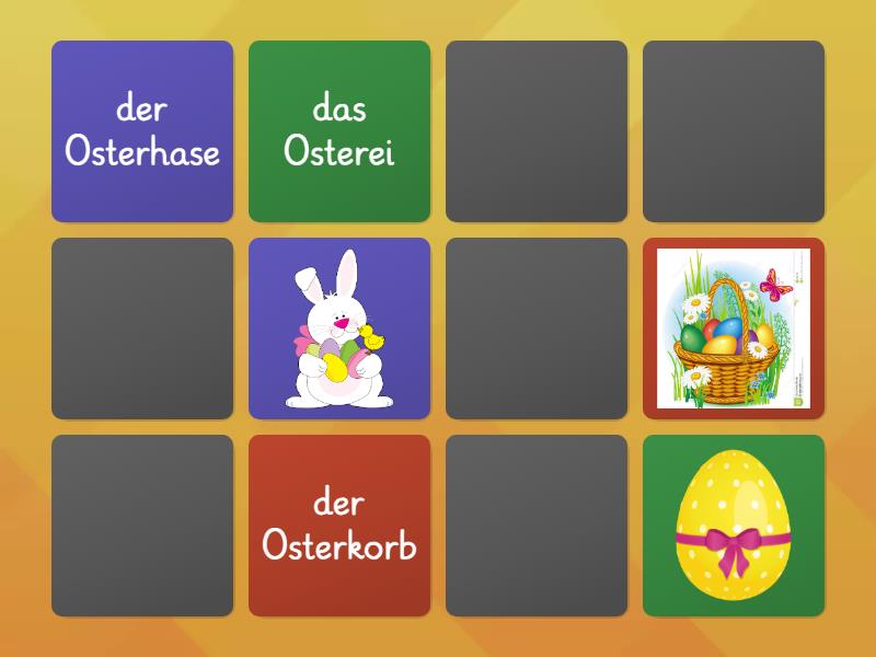 Memory-Ostern - Matching pairs
