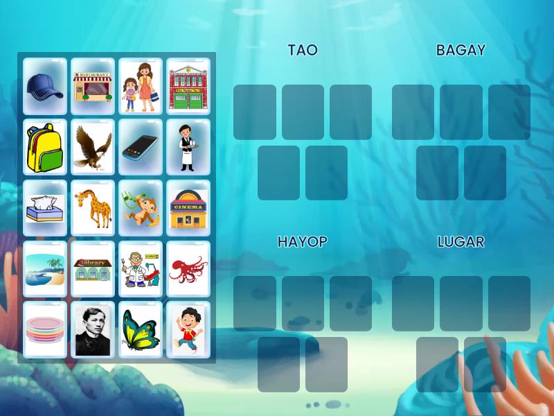 PAGSASANAY: PANGNGALAN - Group sort