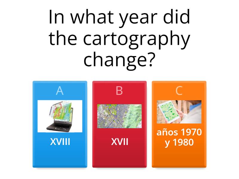 The history of digital cartography - Quiz