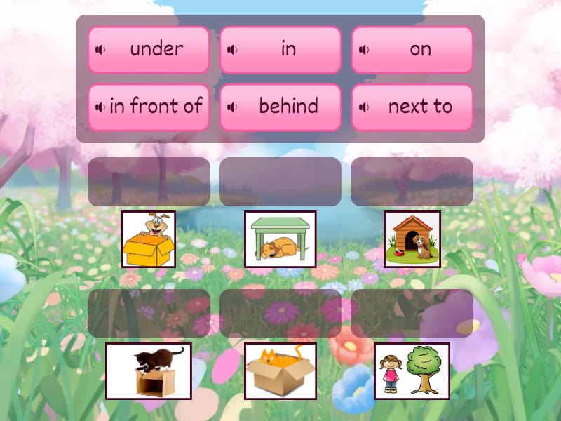 Go Getter (1) 3.2 Prepositions of place - Match up