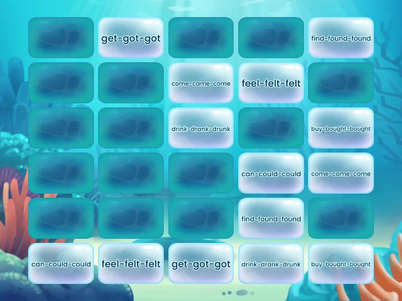 EF_Elementary 7C_Irregular verbs memory game - Matching pairs