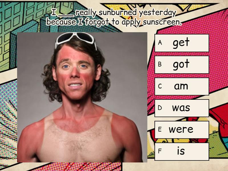get vs be with adjectives - Quiz