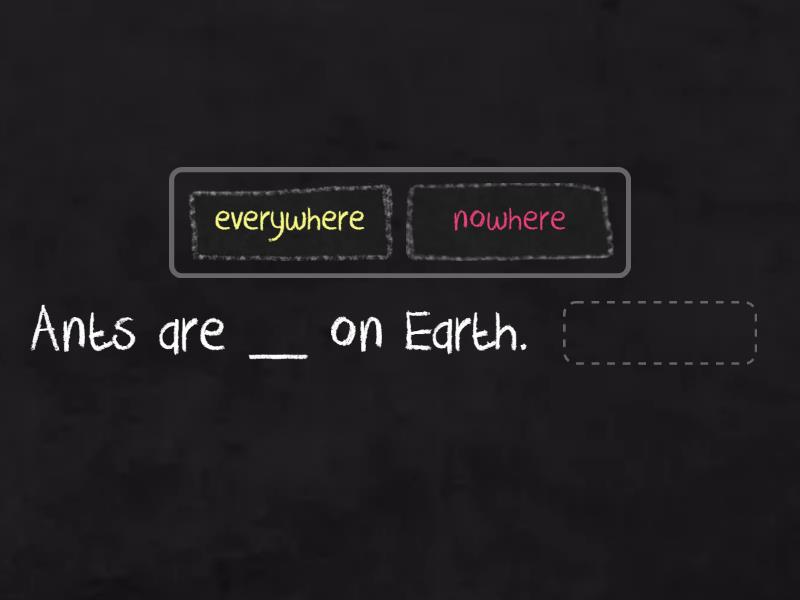 NT_Ants [Sentence / Vocabulary Practice] - Complete the sentence