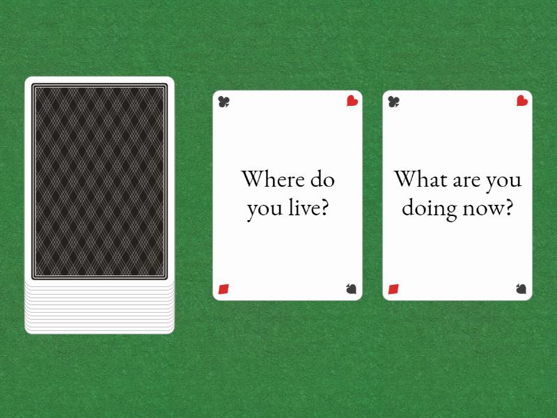 Speaking A2 - Speaking cards
