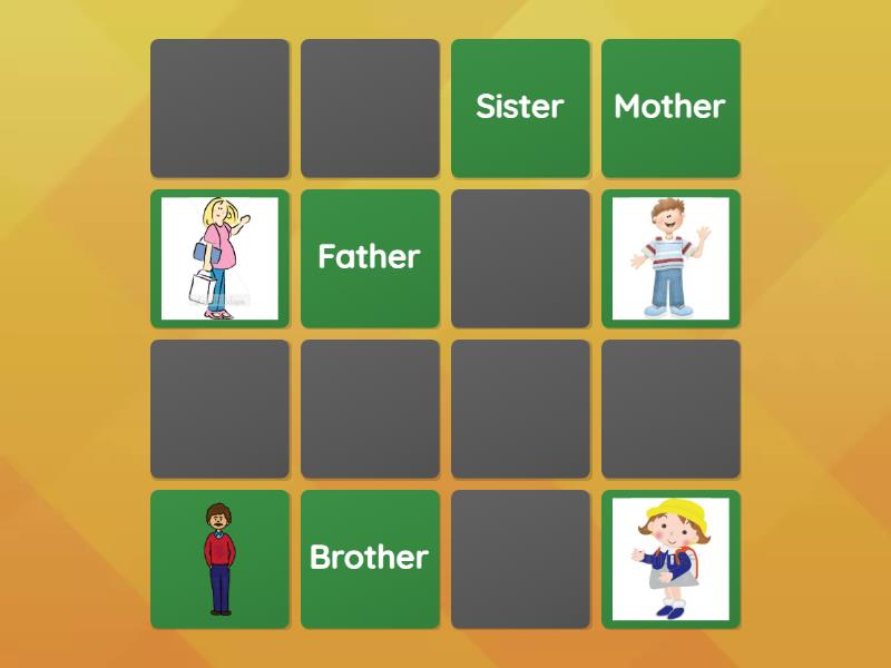 Memory Game Family - Matching pairs
