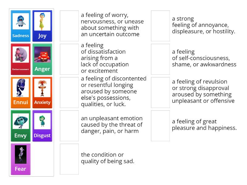 Feelings (Inside Out 2) - Match up