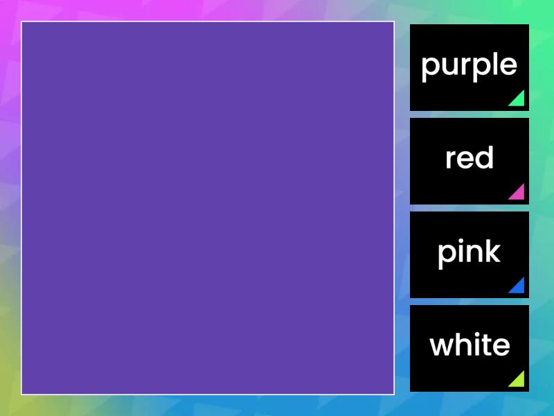 What Colors Do You Like? (Stand Out Basic, Unit 4, Lesson 3) - Cuestionario