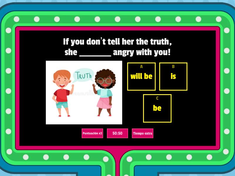 Zero / First and Second conditional - Gameshow quiz