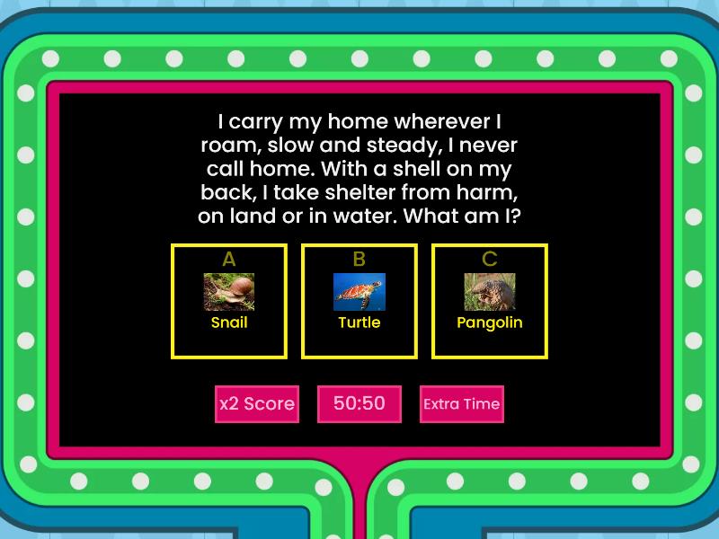 What am I? Animal edition - Gameshow quiz