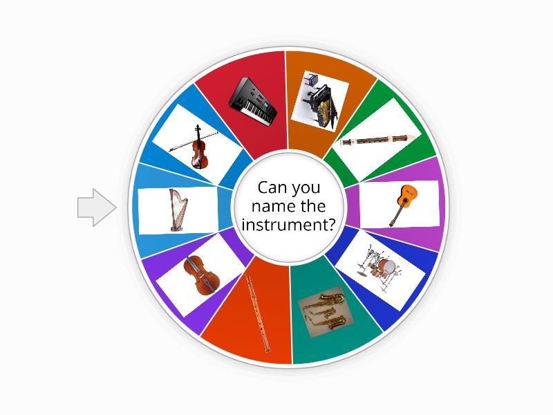 Musical Instruments - Spin the wheel