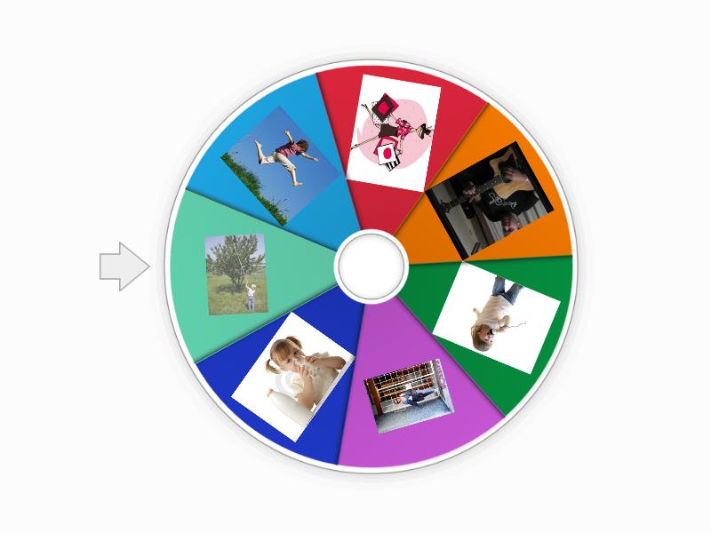comporre una frase minima - Random wheel