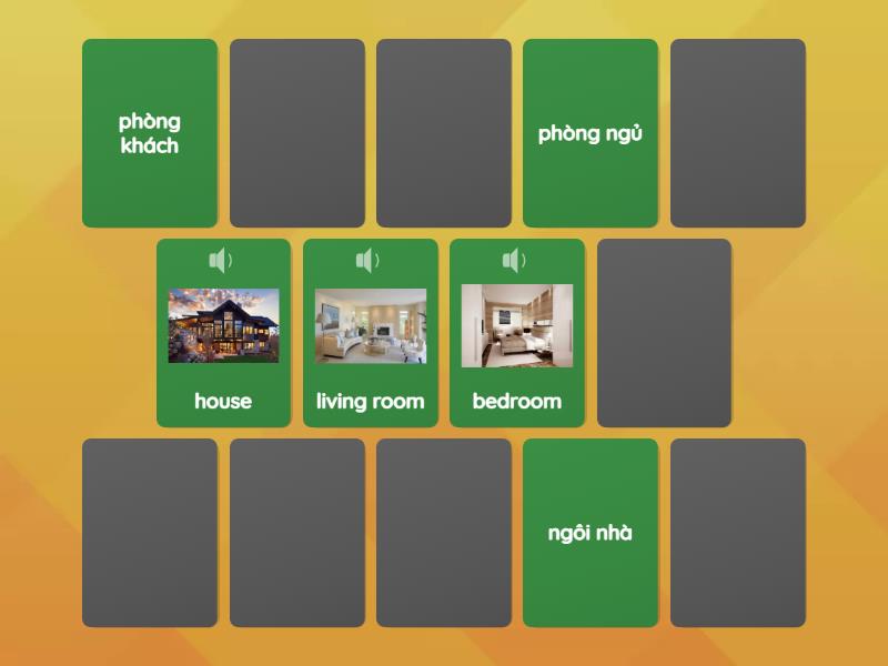 My house - Matching pairs