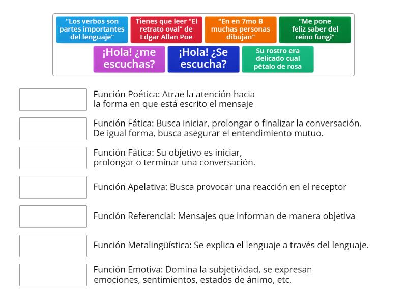 Funciones - Match up