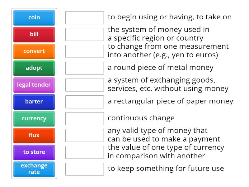 CI Currencies - Match up