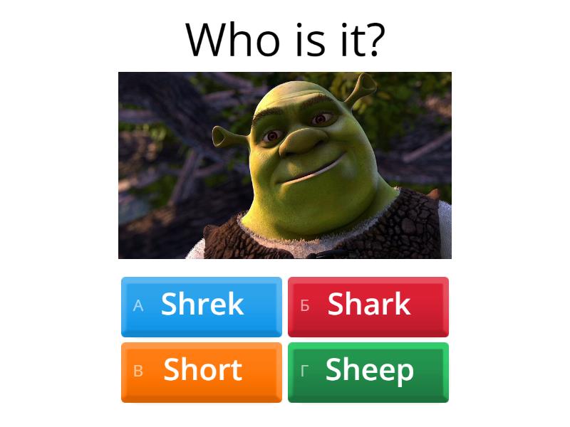 Shrek (first 30 min) - Quiz