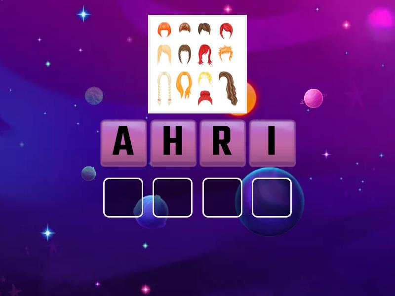 GRADE 3_MOVERS_U5_HAIR - Anagram