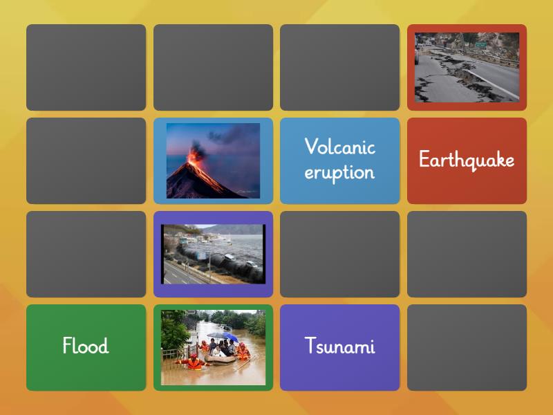 Natural Disaster - Matching pairs