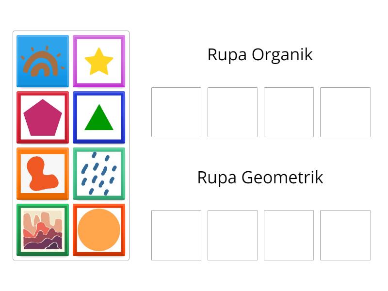 Kelaskan contoh-contoh rupa tersebut mengikut pengkelasan yang betul ...