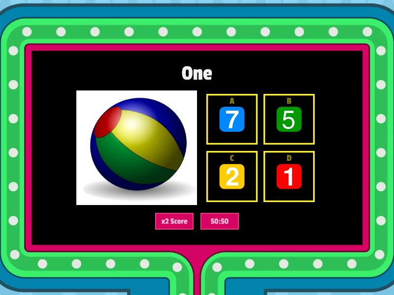 Numbers 1 to 10 lets count - Gameshow quiz