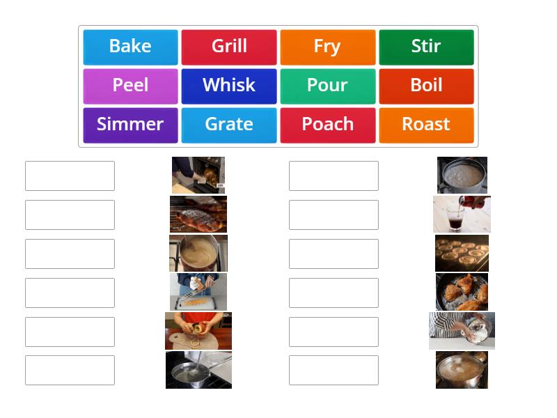 Ways of Cooking - Match up