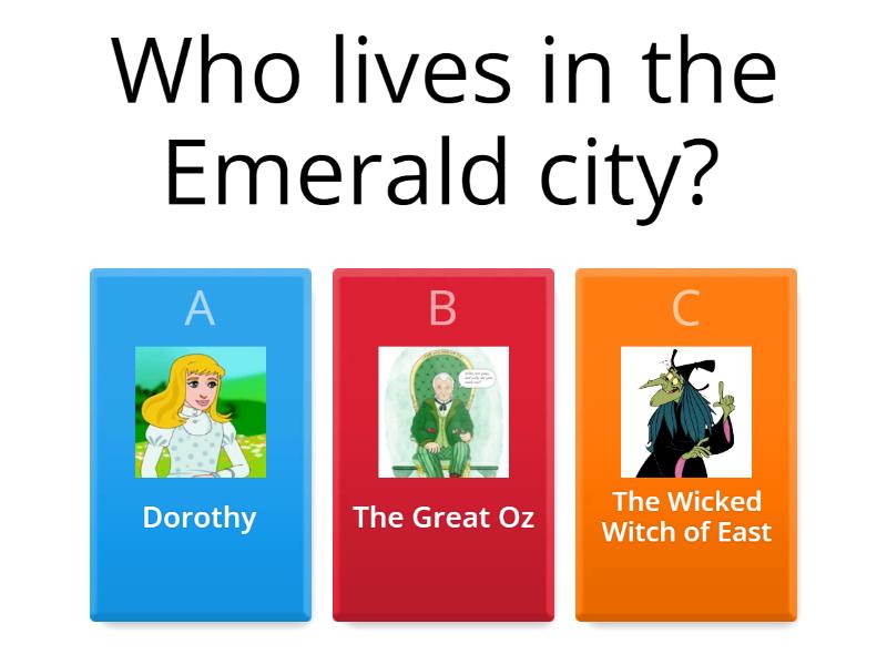 The Wonderful Wizard of Oz - Quiz