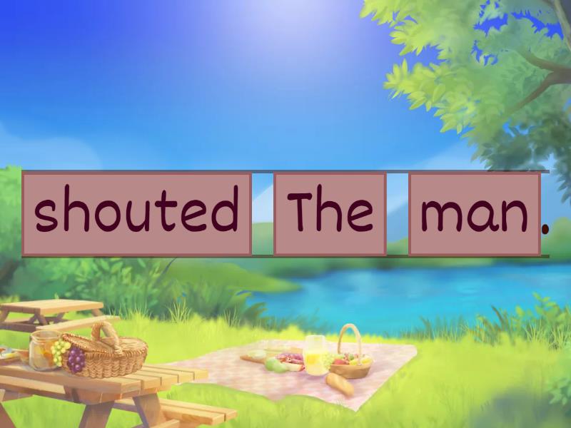 Unscramble the words. - Unjumble