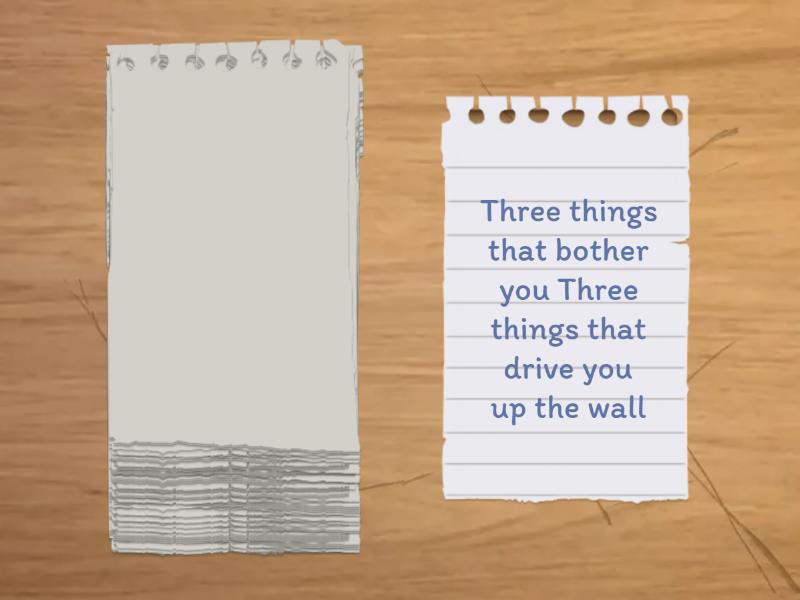 Revision BLOCK 3 - Speaking cards