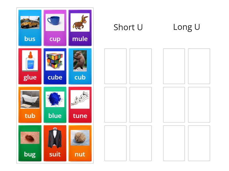 Short u and Long u - Group sort