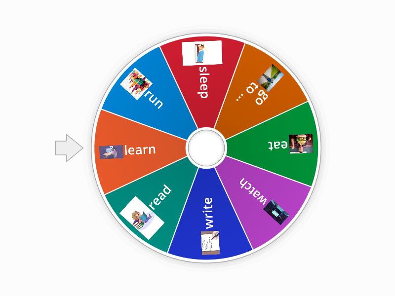 Making simple sentences about your daily routine - Spin the wheel