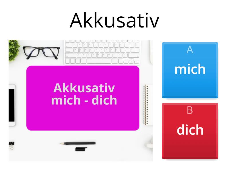Pronomen Akkusativ - Quiz